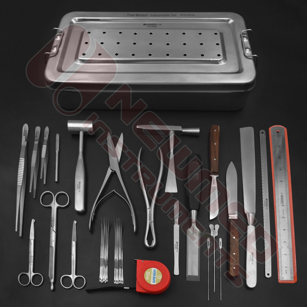 Post Mortem Instruments Set - Autopsy Tools